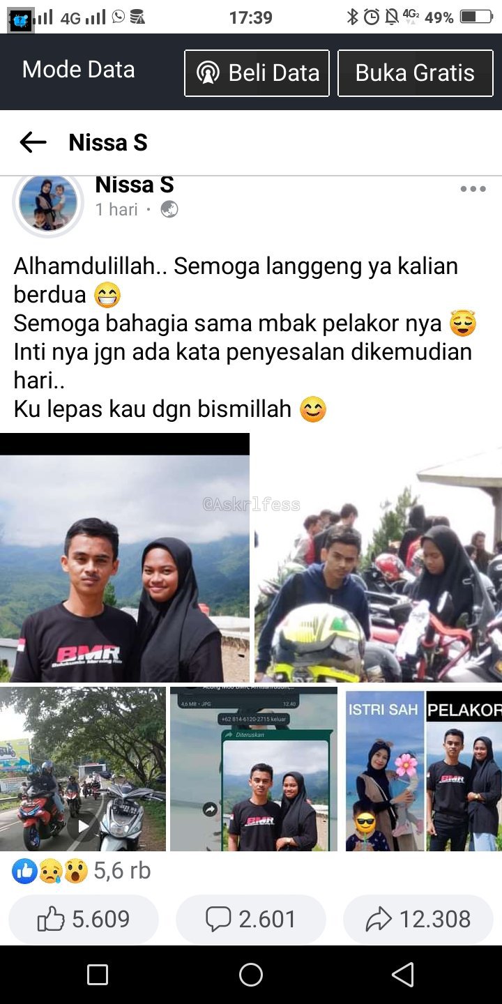 Miris! Suami Ketahuan Selingkuh saat Sunmori, Istri Sah: Ku Lepas ...